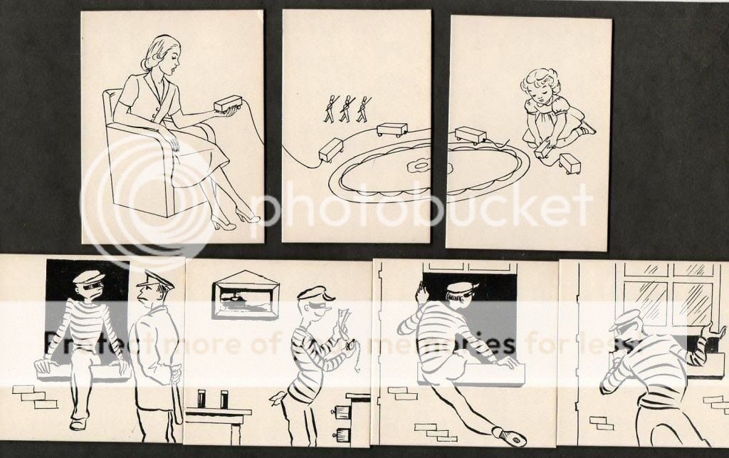 c1950 Vintage Psychology Test Picture Arrangement Box Set Intelligence ...